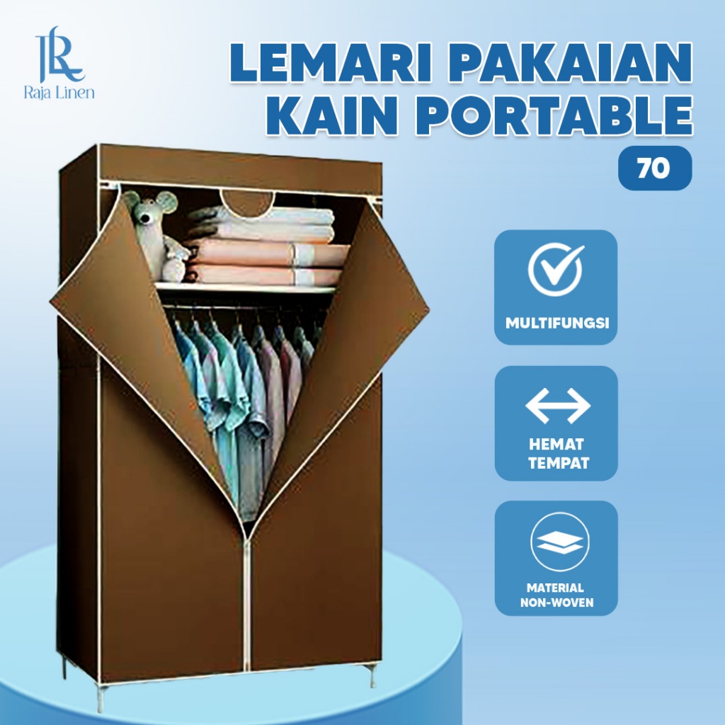 Jual Raja Linen Lemari Baru Lemari Portable Kain Di Gulung Ke Atas ...