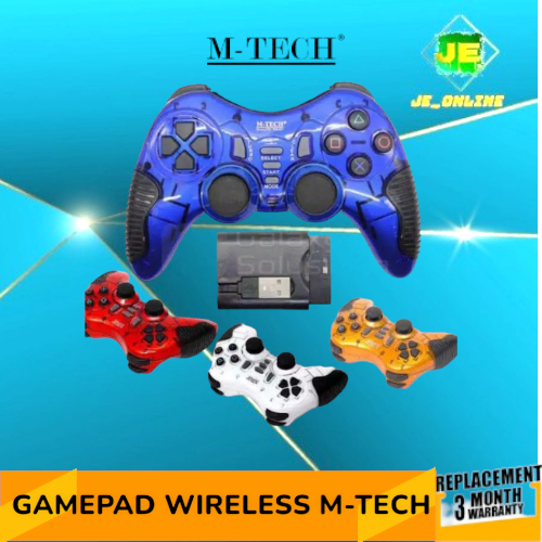 Jual Gamepad wireless M-Tech Turbo Game pad 3 in 1 joystick single PC ...