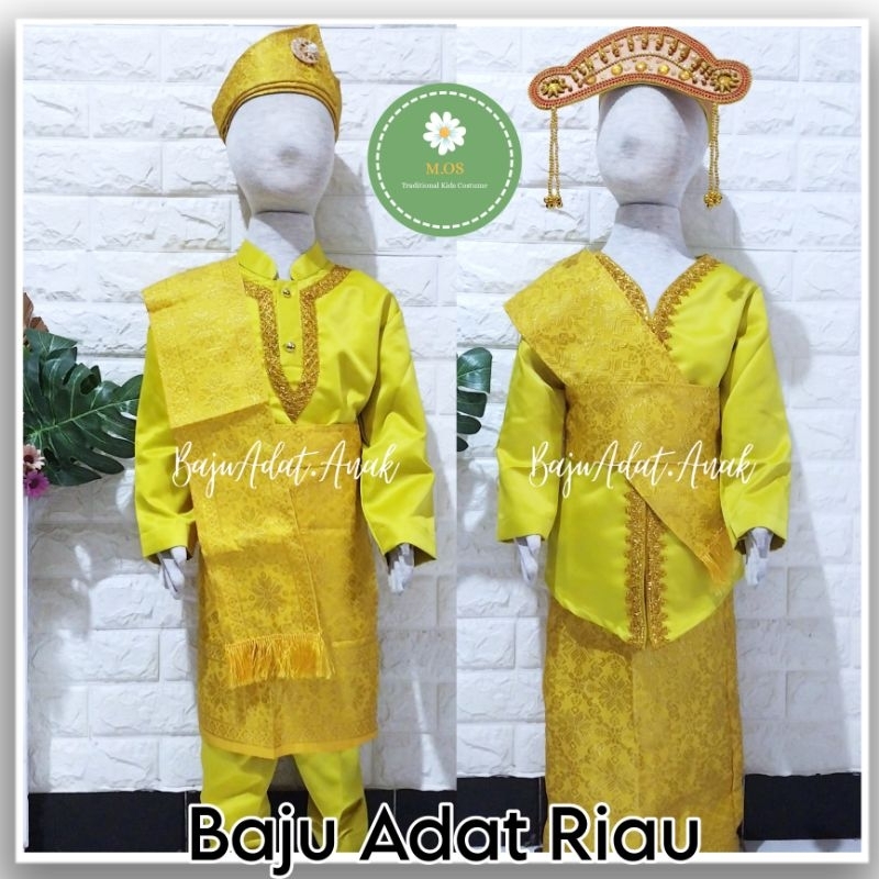 Jual Baju Adat Riau Anak | Pakaian Tradisional Kepulauan Riau | Baju ...
