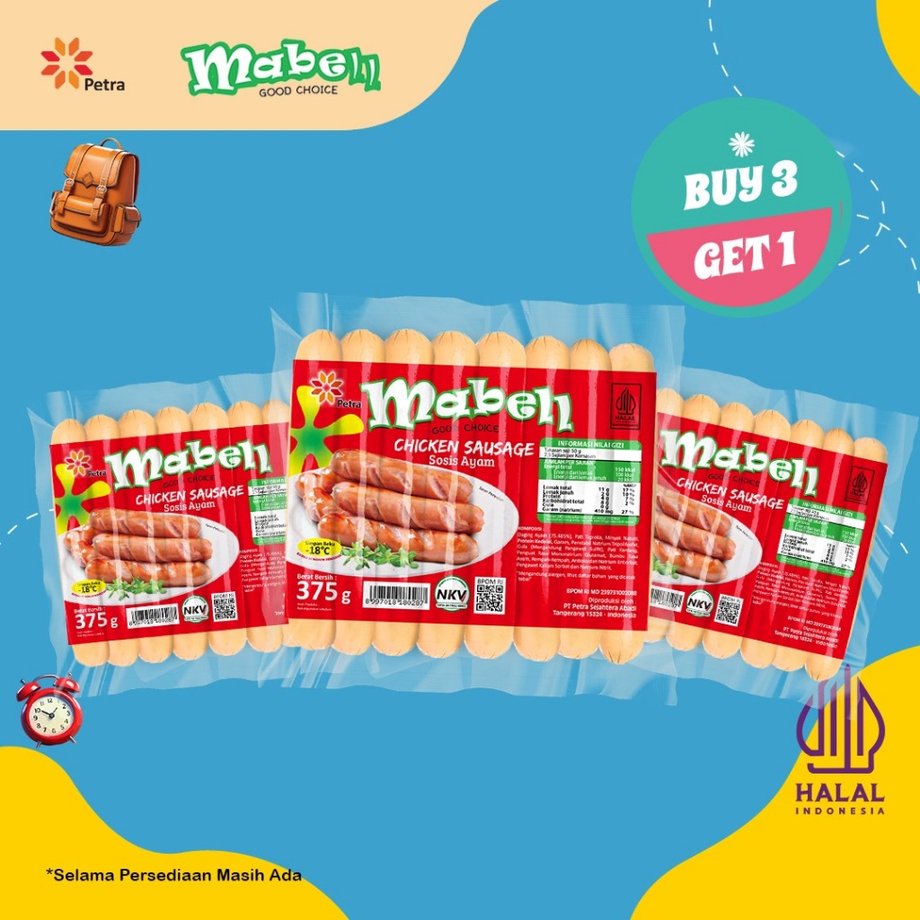 Jual Mabell Sosis Ayam 375 Gram | Shopee Indonesia