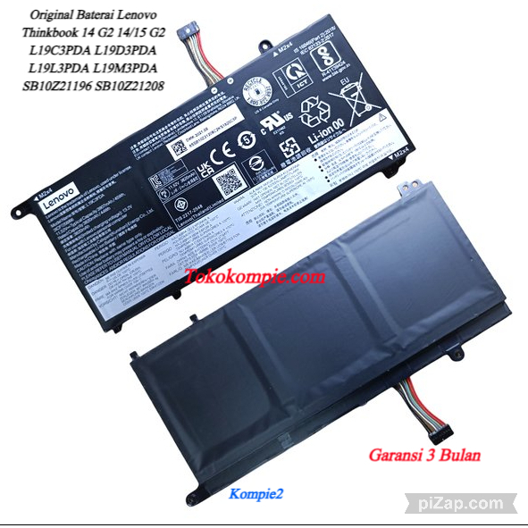 Jual Original Baterai Laptop Lenovo Thinkbook 14 G2 14/15 14 G2 ITL G3 ...
