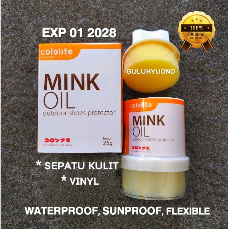Jual COLOLITE MINK OIL -SEMIR PELINDUNG PERAWATAN PRODUK KULIT - SEPATU ...