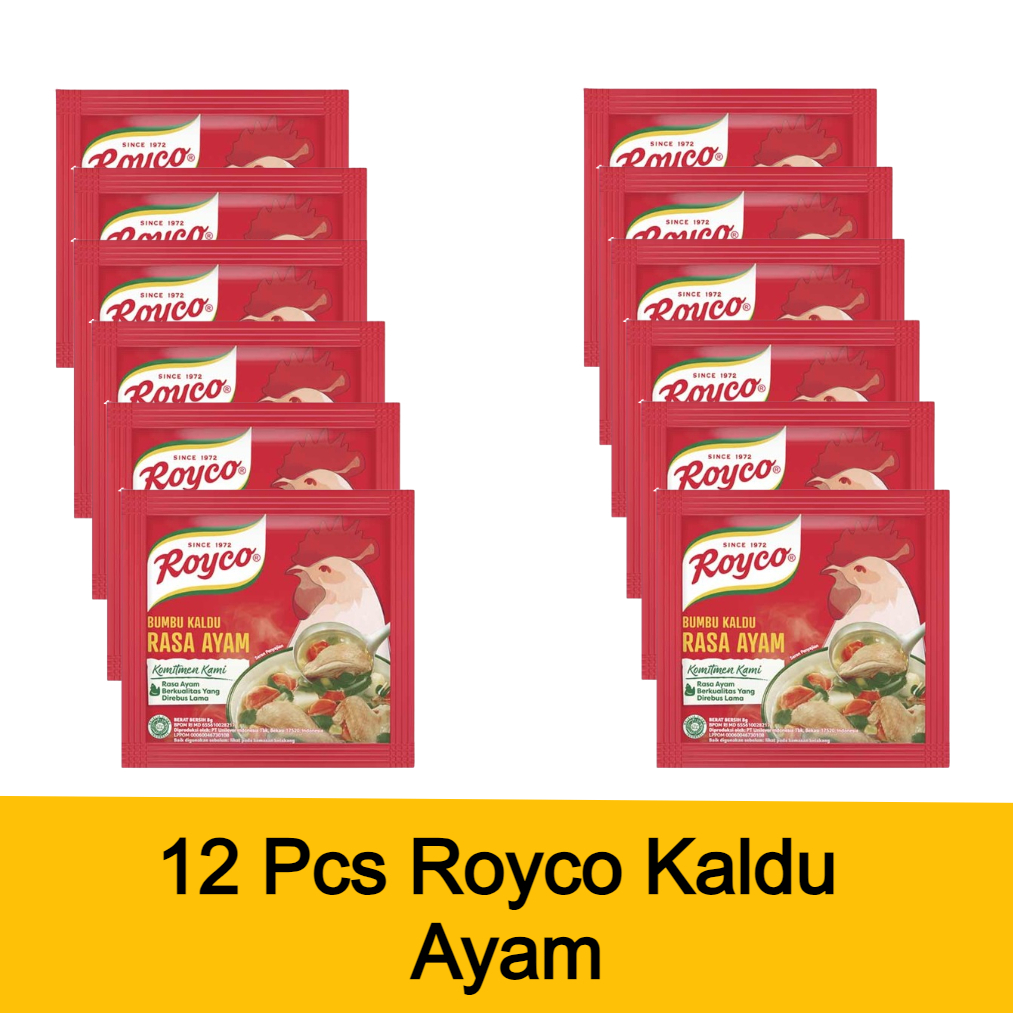 Jual 1 RENTENG ROYCO Kaldu AYAM Bumbu Penyedap Rasa 8g | Shopee Indonesia