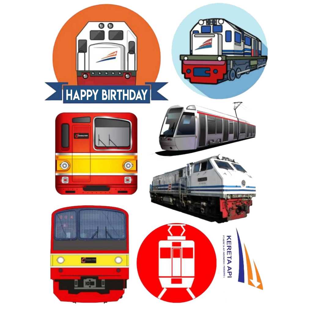 Jual TOPPER CAKE ULANG TAHUN / HIASAN KUE KERETA KAI | Shopee Indonesia