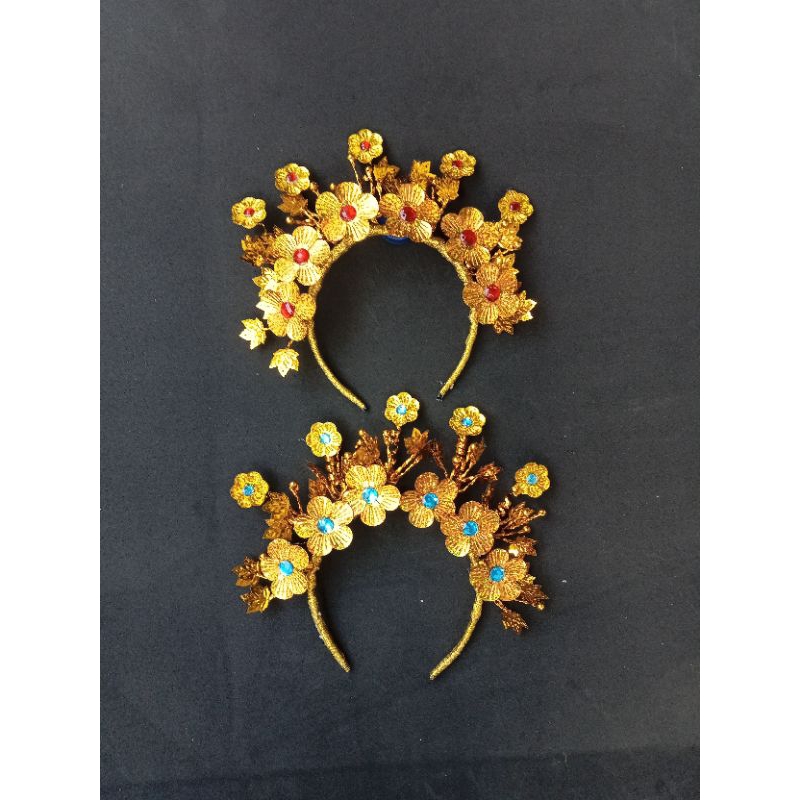 Jual mahkota bando bunga kamboja adat bali (kamboja emas) | Shopee ...
