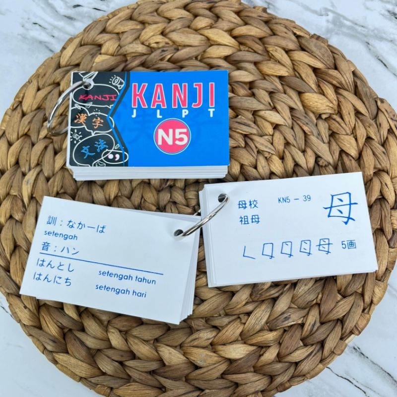 Jual Flash Cards KANJI JLPT N5 N4 N3 N2 N1 Bahasa Jepang | Shopee Indonesia