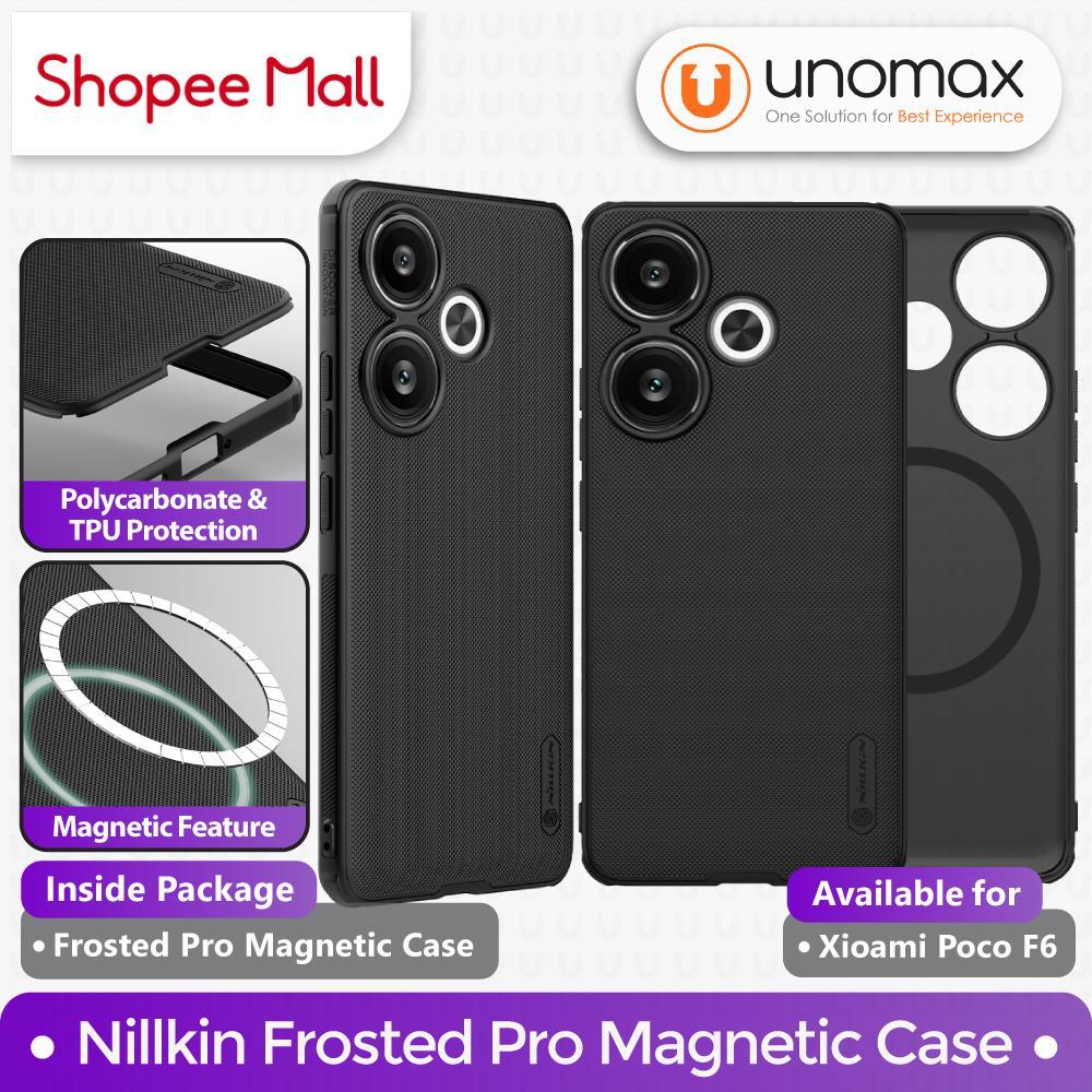 Jual Case Xiaomi Poco F6 Nillkin Frosted Pro Magnetic MagSafe Hybrid ...