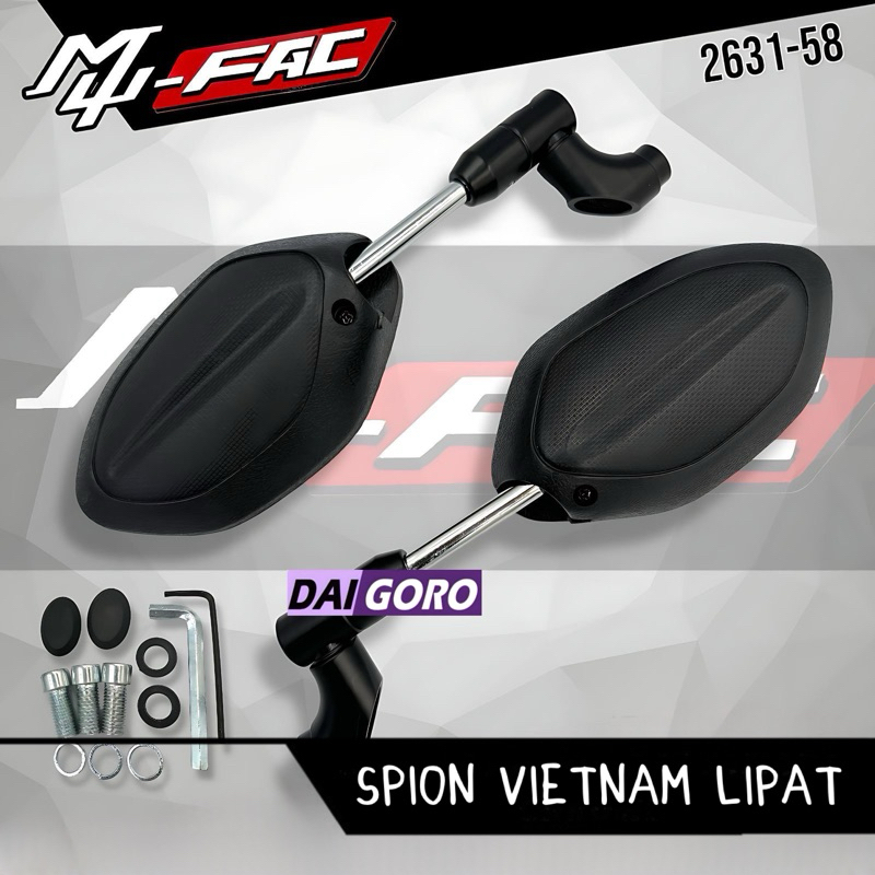 Jual Spion Vietnam Lipat Model Pcx Beat Mio X1 Spion Motor Pcx Nmax ...