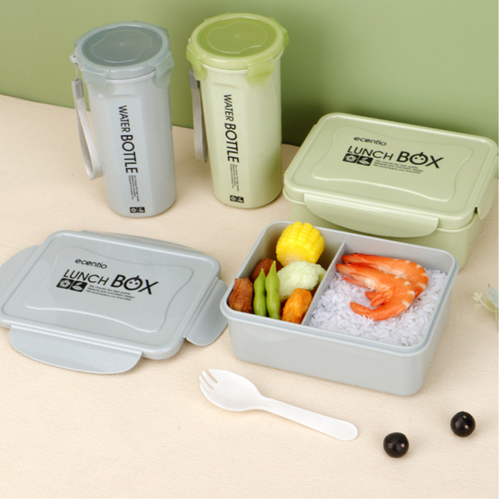 Jual LUNCH BOX SET ALAT MAKAN - TEMPAT BEKAL SET FREE BOTOL MINUM - TEMPAT MAKAN 8216 | Shopee ...