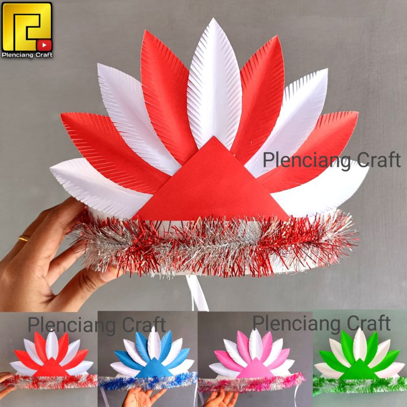 Jual (Slinger) Bando Karnaval merah putih mahkota Merah Putih Hiasan ...