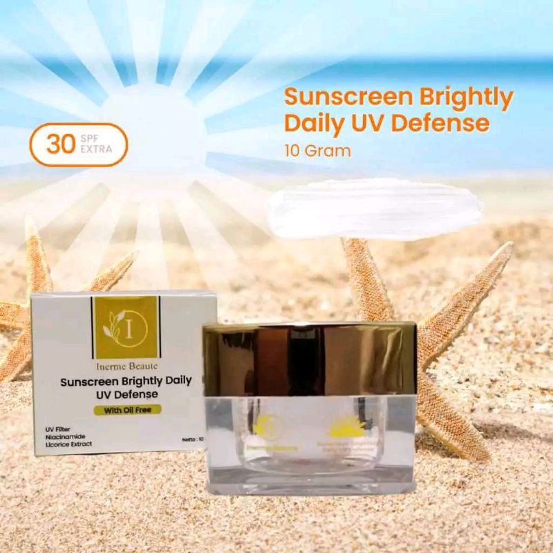 Jual SUNSCREEN BRIGHTENING SPF 50 INERME BEAUTY SKINCARE ORIGINAL BPOM ...
