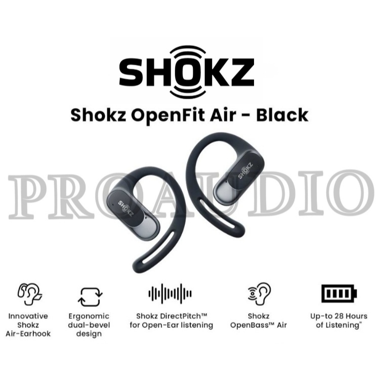 Jual Shokz OpenFit Air / Shokz Open Fit Air Open Ear Earphone Garansi ...