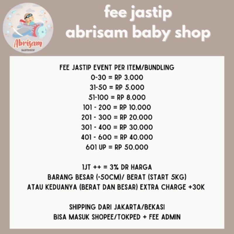 Jual fee jastip event 5kg | Shopee Indonesia