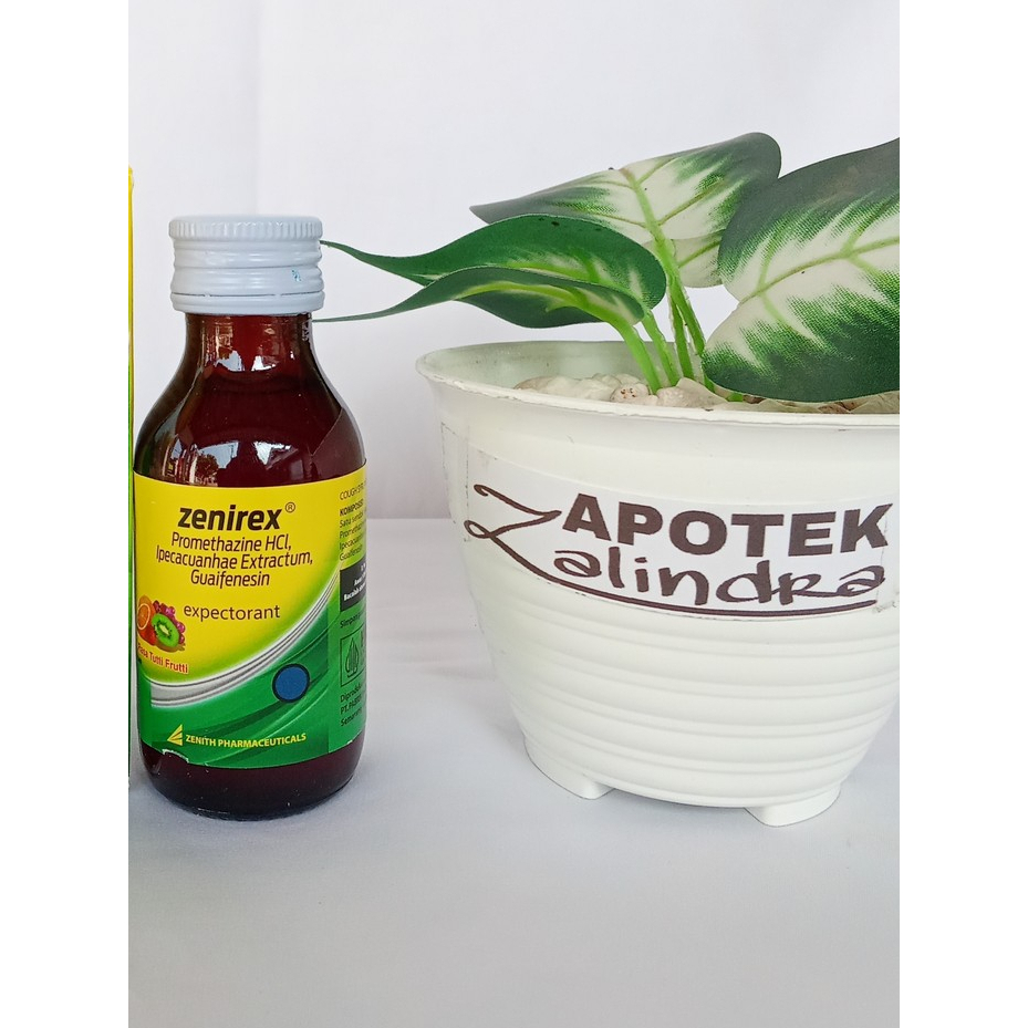 Jual Zenirex expectorant sirup batuk berdahak alergi 60 ml | Shopee ...