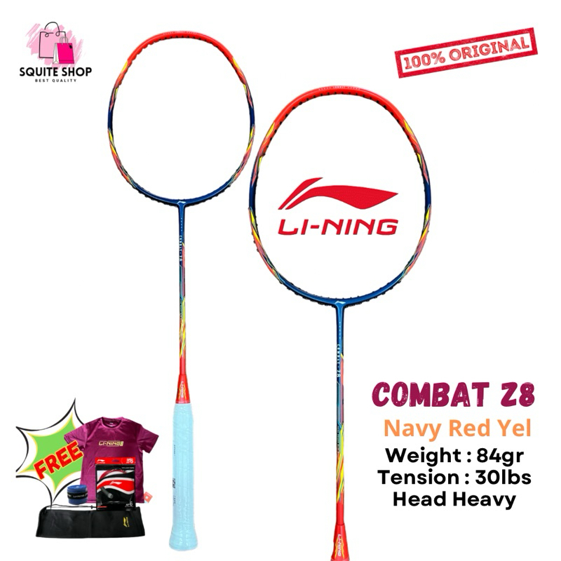 Jual RAKET LINING COMBAT Z8 ORIGINAL BADMINTON | Shopee Indonesia