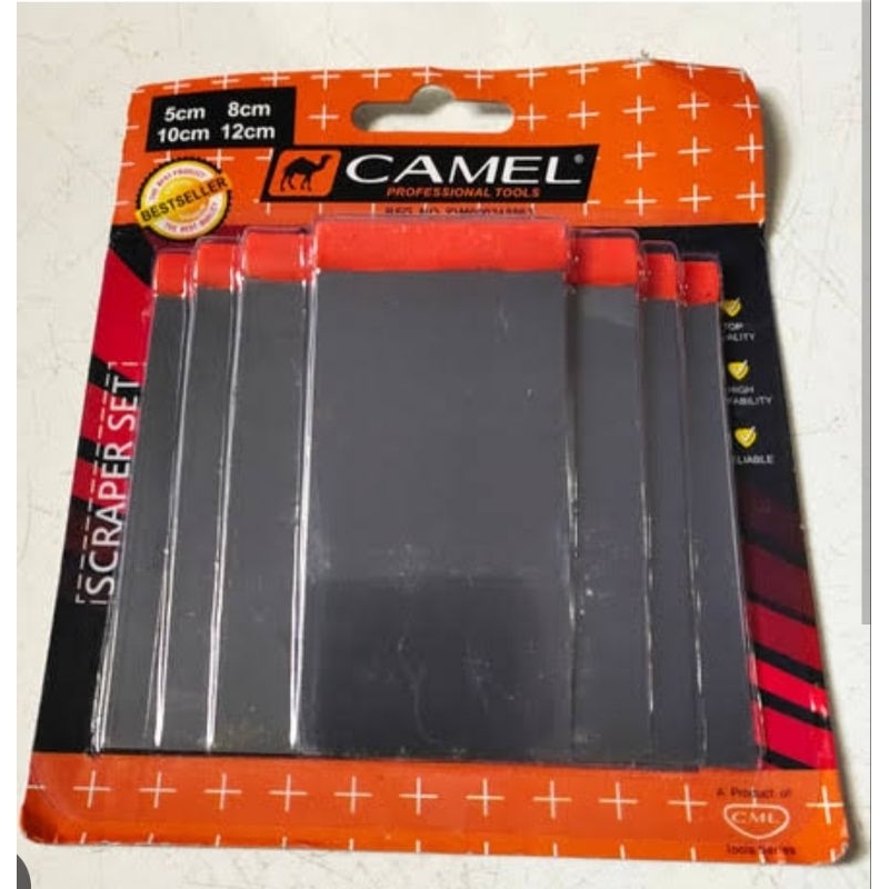 Jual Kape set CAMEL 4 pcs scraper CAMEL 4 PCS | Shopee Indonesia