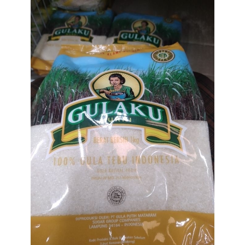 Jual GULAKU GULA PASIR PREMIUM 1KG|GULA DALAM NEGERI|GULA PRODUK LOKAL | Shopee Indonesia
