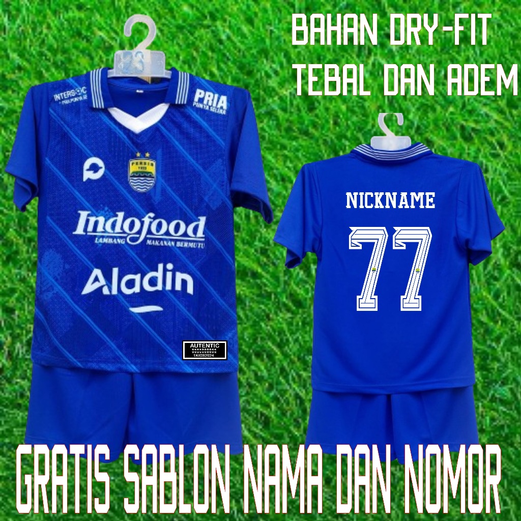 Jual JERSEY PERSIB/SETELAN BAJU BOLA PERSIB BANDUNG USIA 2-12THN ...