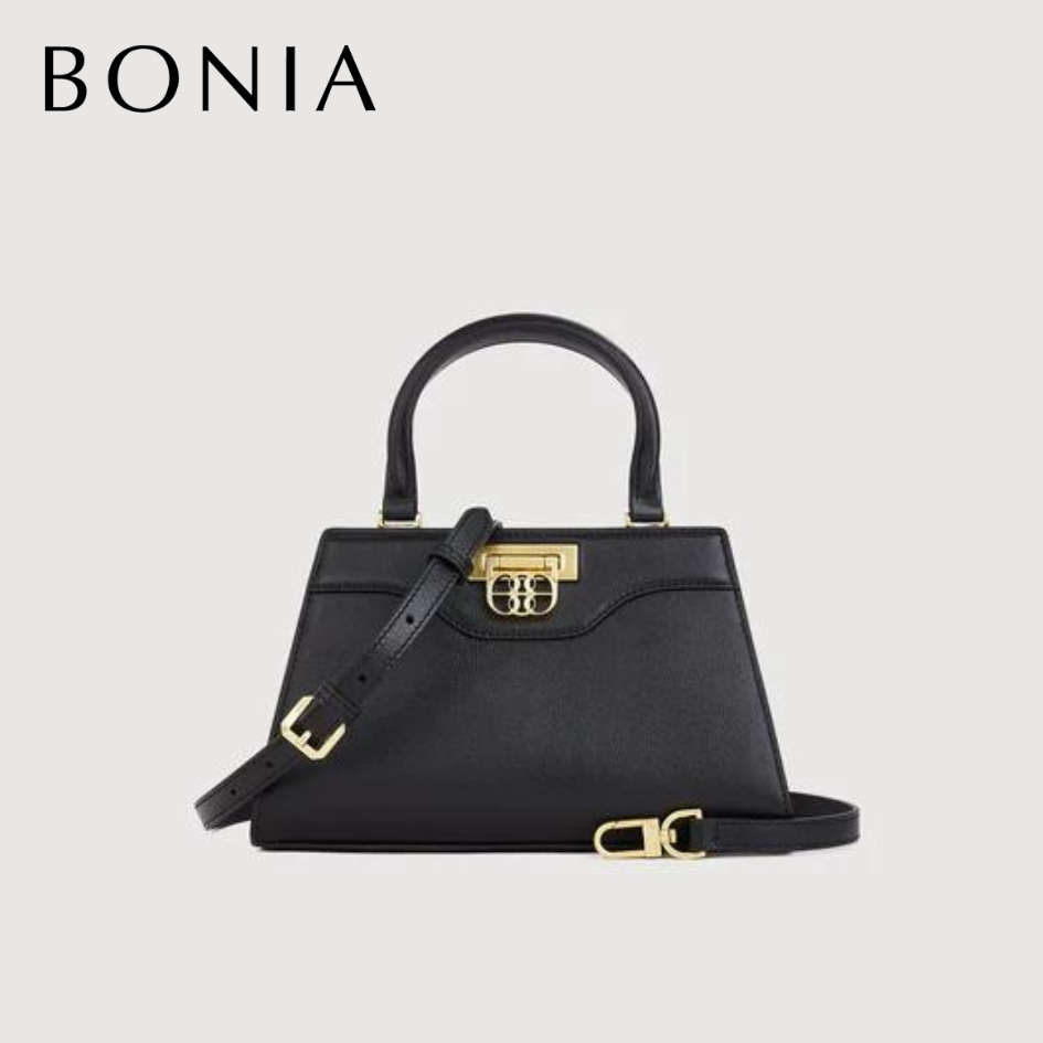 Jual Bonia - Tonina Satchel Bag Black | Shopee Indonesia