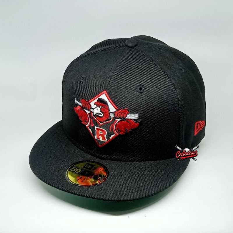 Jual Topi Original New Era 59Fifty Rocherster Red Wings Throwback ...