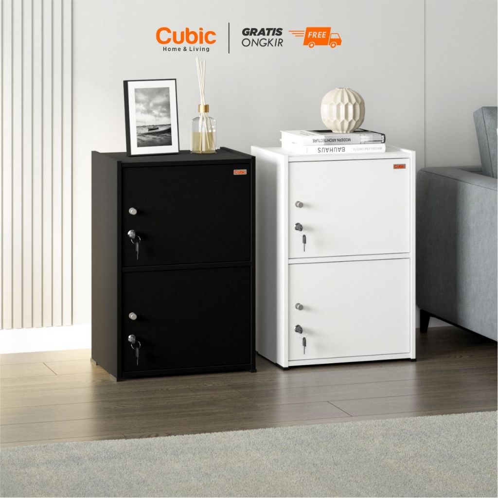 Jual Cubic Rak Pintu 2 Susun Minimalis / Lemari Buku Serbaguna ...