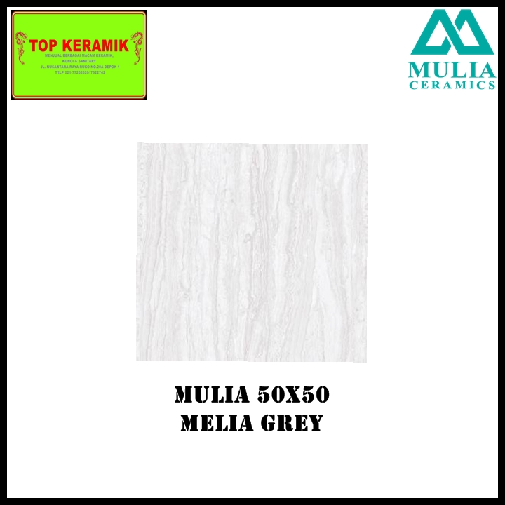 Jual Keramik Lantai Mulia 50x50 Melia Grey KW 1 | Shopee Indonesia