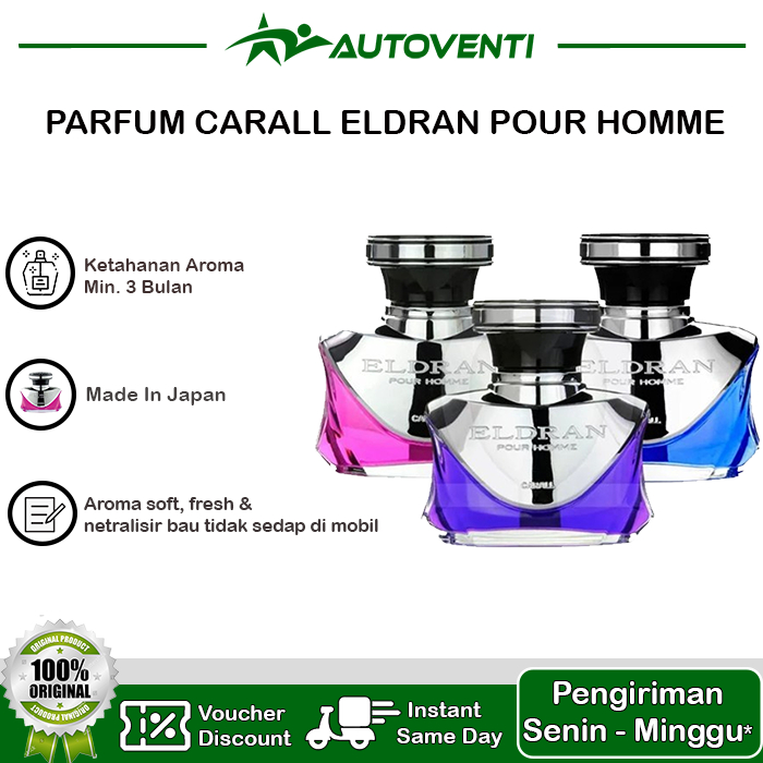 Jual BEST PARFUM MOBIL FAVORIT CARALL ELDRAN POUR HOMME JAPAN JEPANG ORIGINAL | Shopee Indonesia