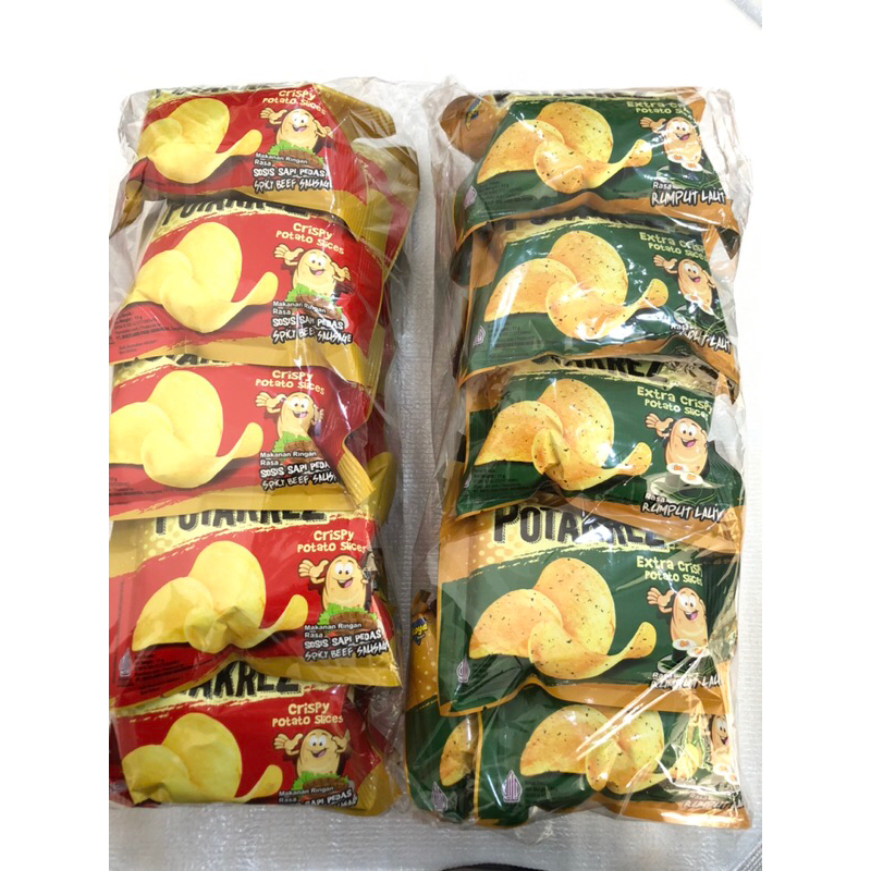 Jual [KIKOYA] Potakrez Potato Snack (1 Pak isi 10 Pcs) | Shopee Indonesia