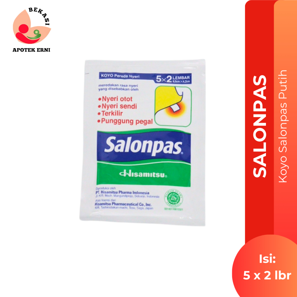 Jual salonpas koyo isi 10 sachet original - nyeri sendi - nyeri otot ...