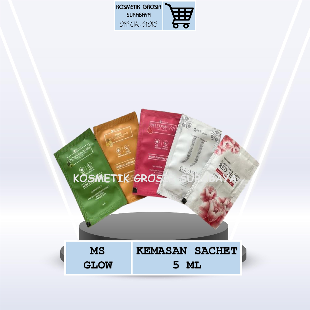 Jual MS Glow Kemasan Sachet 5 ML (JJ Glow, Red Jelly, Juice Moisturizer ...