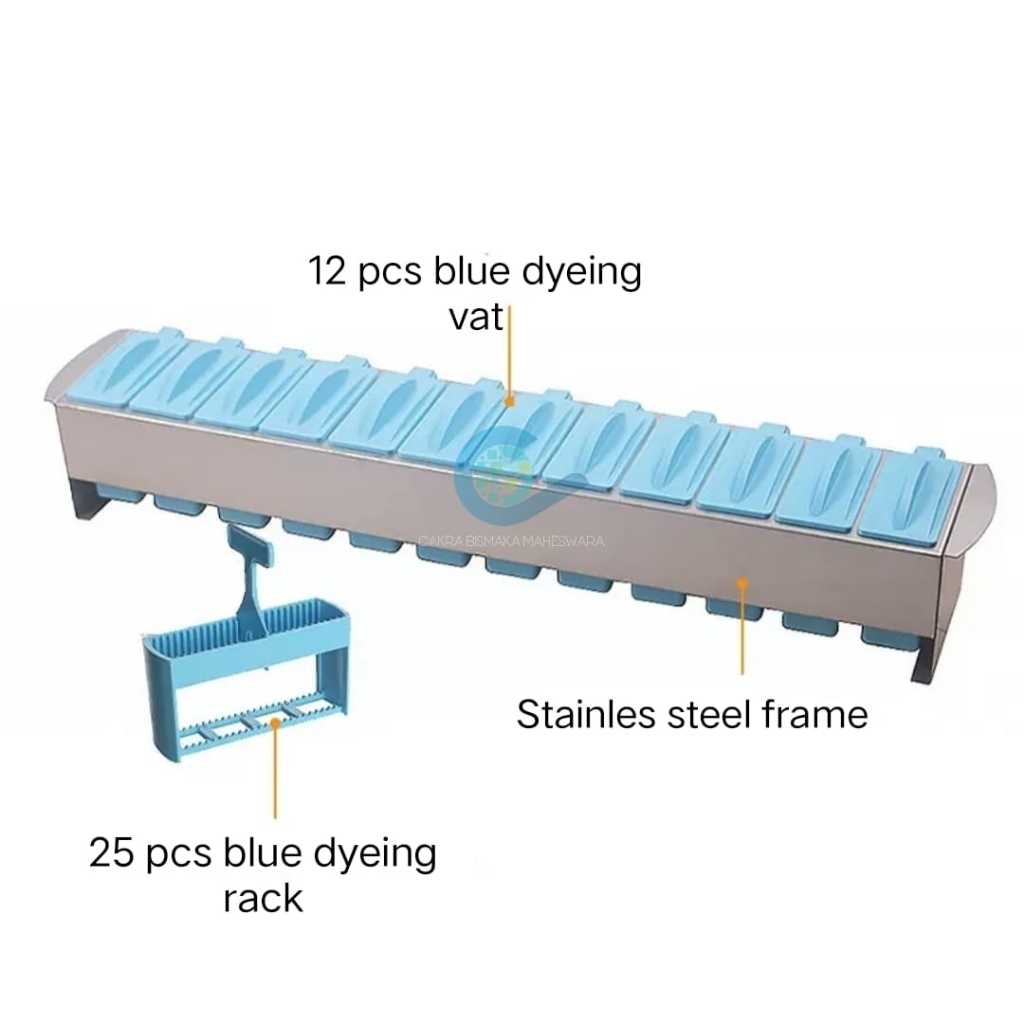 Jual Set Rak Pewarnaan Histologi Manual 12 Station Stainles Steel Frame ...