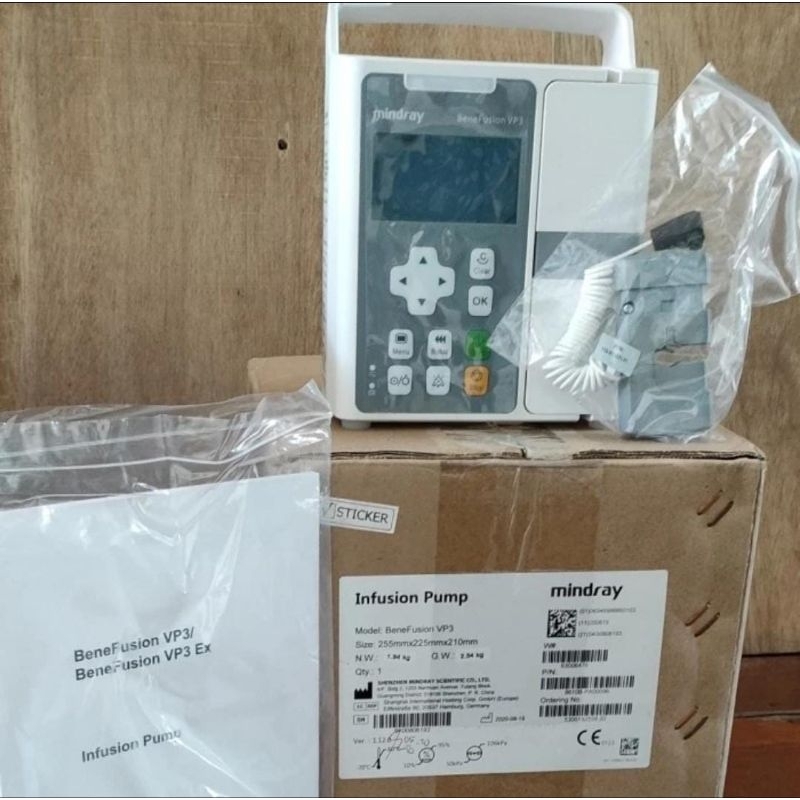 Jual Infus Pump Mindray VP3 / BeneFusion Vp3 Mindray / Bene Fusion ...