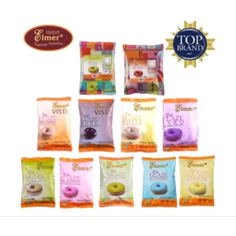 Jual BUBUK KUE DONAT ELMER DIP GLAZE 200GR ( SEMUA RASA LENGKAP ...