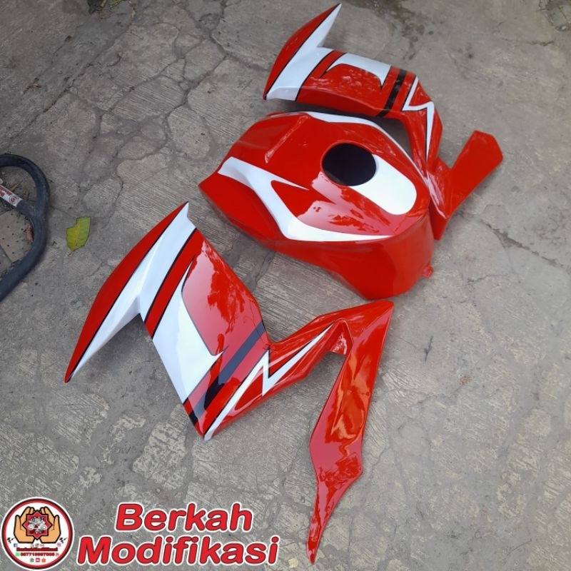 Jual Cover Kondom Tangki + Half Fairing Sayap PNP Yamaha Byson Karbu ...