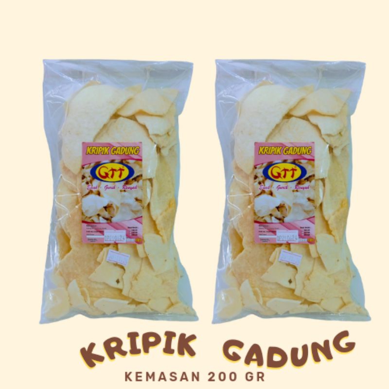 Jual kripik gadung GTT|kemasan 200g | Shopee Indonesia