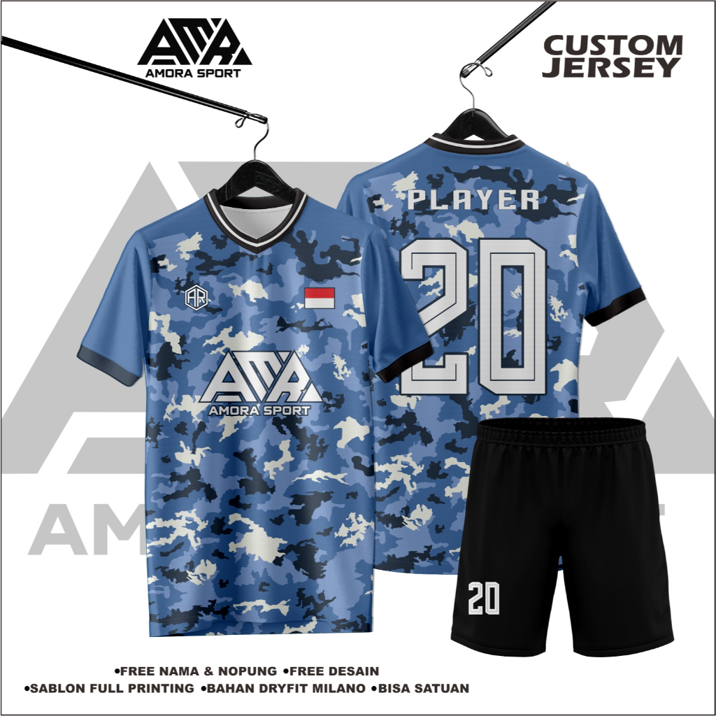 Jual Jersey Futsal Keren Full Printing Bermotif - Tampil Lebih Bergaya ...