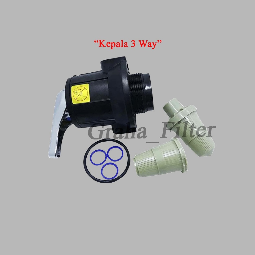 Jual FRP Head three way valve | Kepala tabung FRP 3way valve / kepala ...