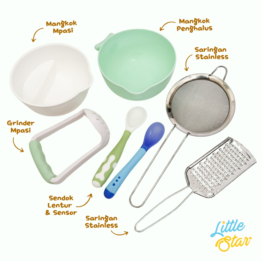 Jual LS 7in1 Baby Food Maker Penghalus Makanan Bayi Mpasi Set Grinding ...