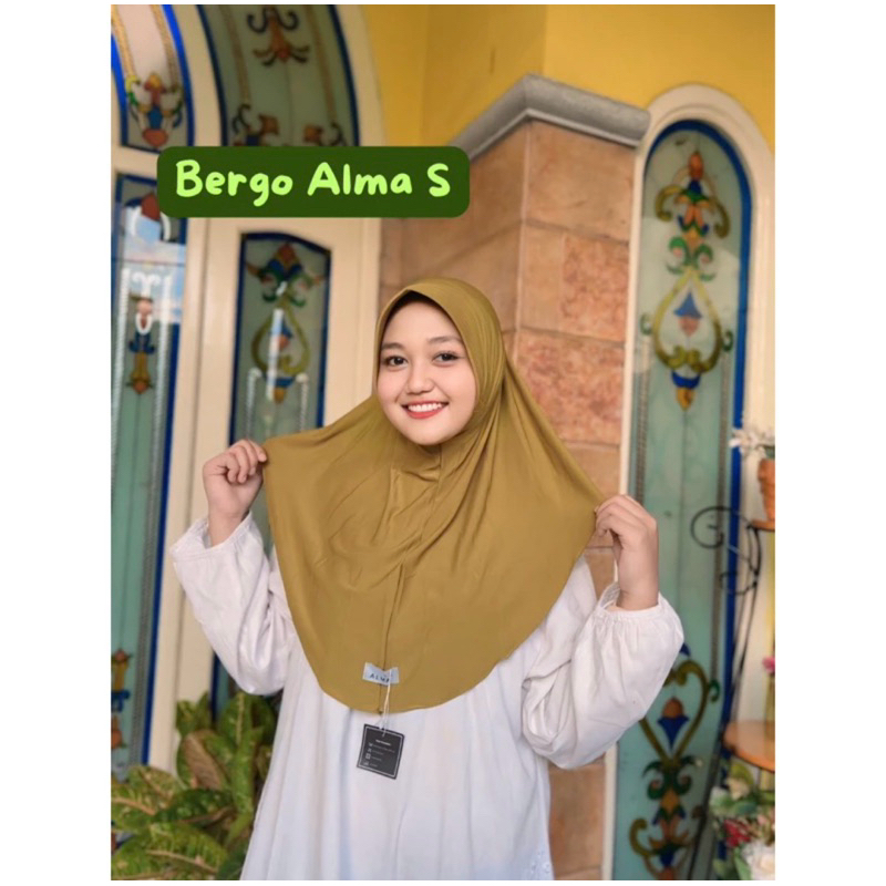 Jual Alma-Hijab Instan Daily Alma Ped Premium size S / Bergo Instan ...