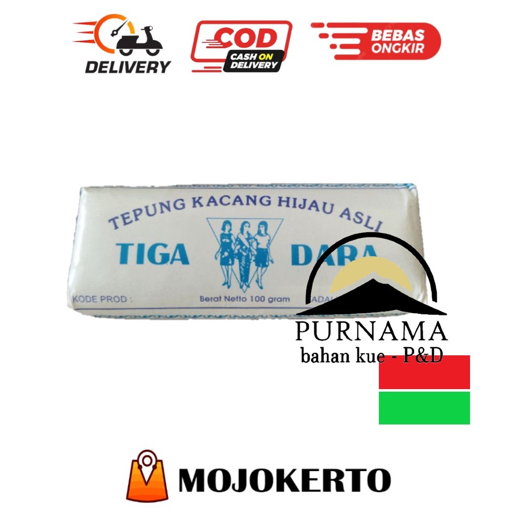 Jual HUNKWE TIGA DARA 100GR TEPUNG KACANG HIJAU ASLI PATI IJO PUTIH ...
