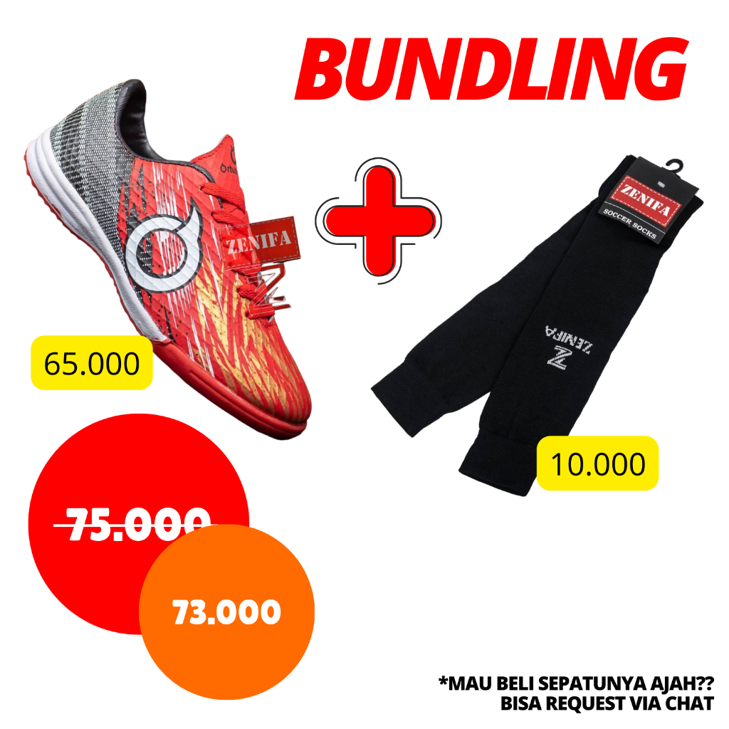 Jual PROMO 77 SEPATU FUTSAL ORTUS UNITY CATALYST BBS JOGOSALA FORTE ...