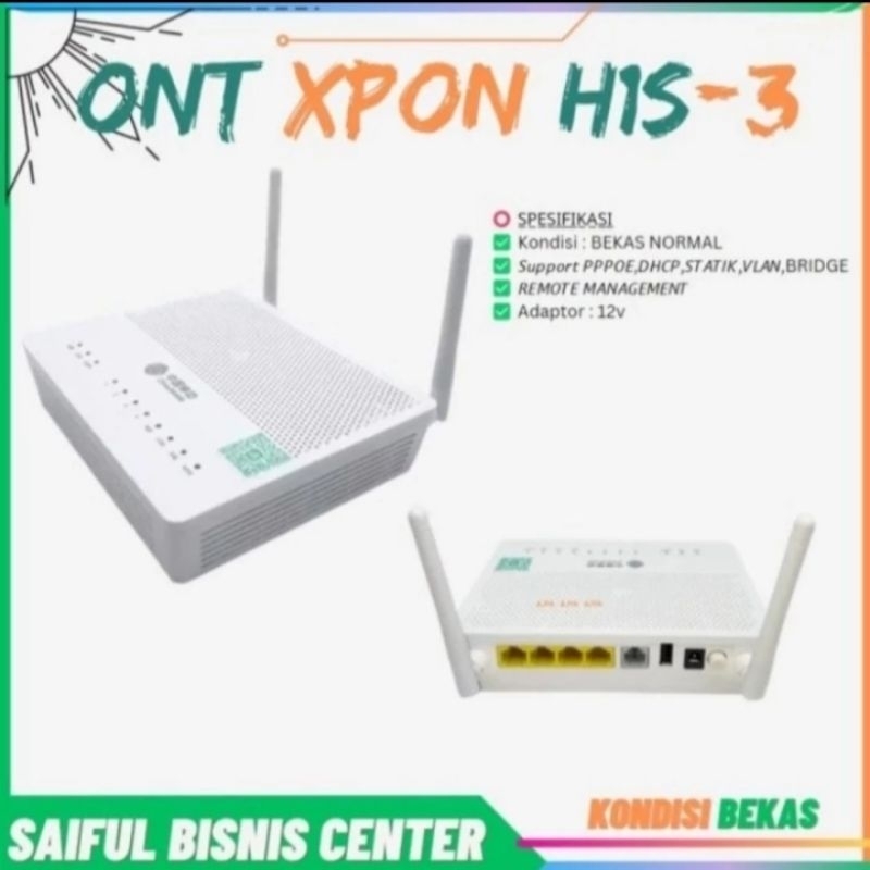Jual Modem ONT ONU GPON EPON XPON H1S-HIS | Shopee Indonesia