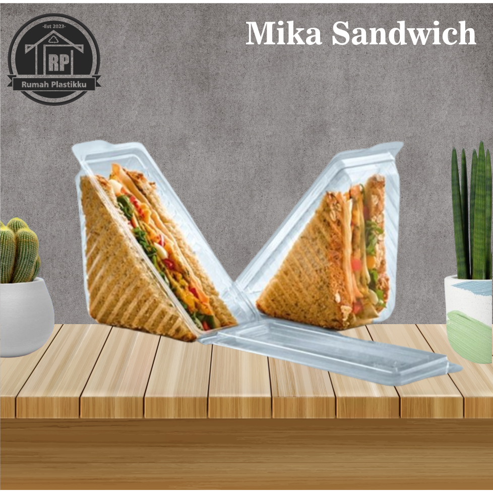 Jual Mika Segitiga / Mika Sandwich / Mika Packing Sandwich/ 1 pack isi ...