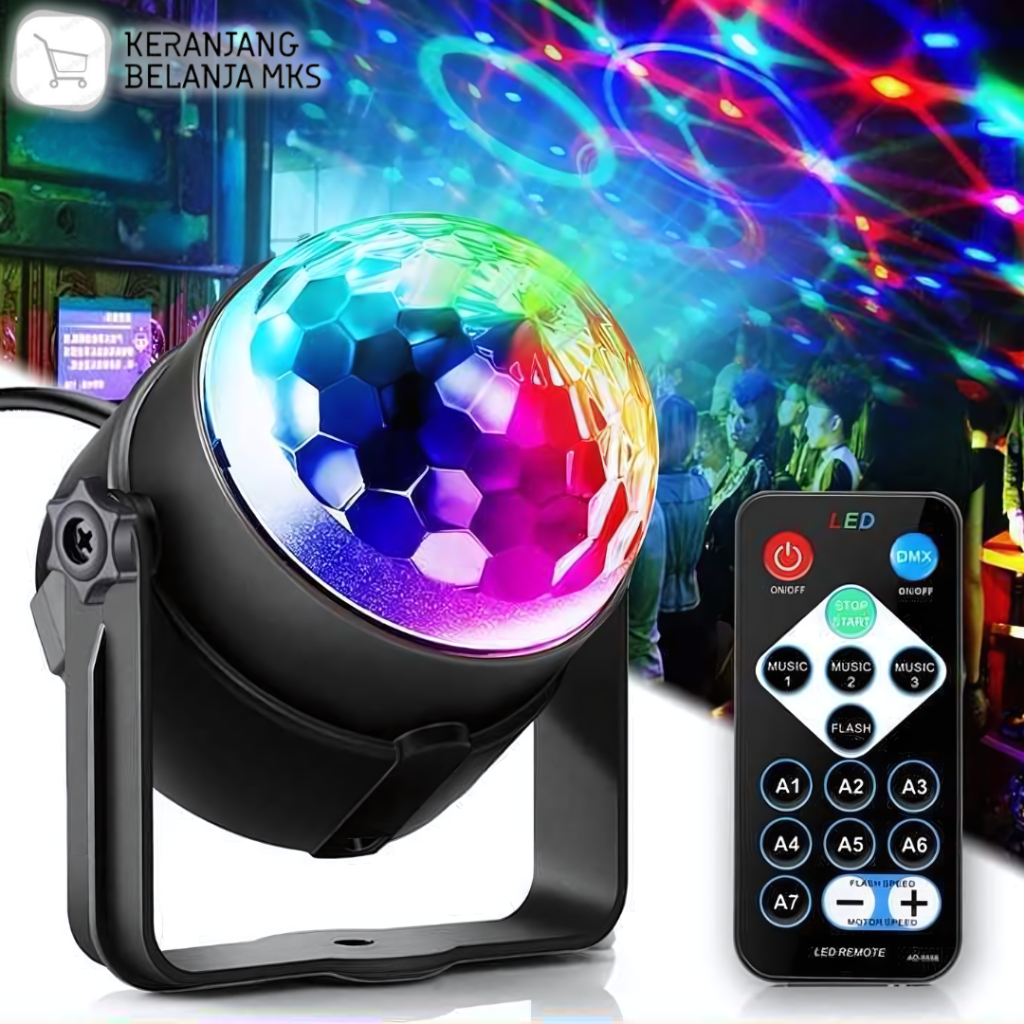 Jual Lampu Disco LED RGB Lampu DJ Lampu Pesta Lampu panggung 240V 6W ...