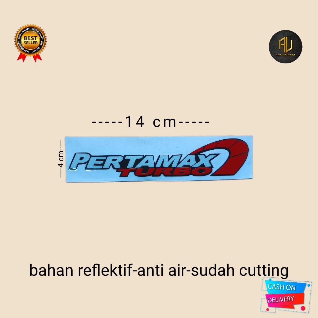 Jual STICKER PERTAMAX TURBO STICKER MOTOR STIKER RACING BAHAN REFLEKTIF ...