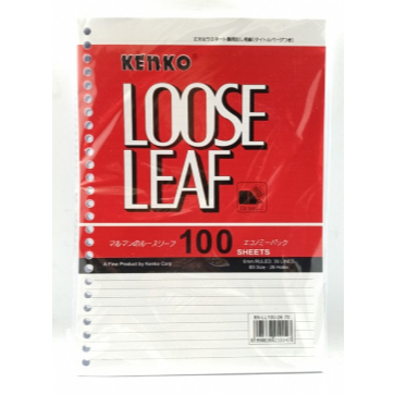 Jual KENKO - Loose Leaf B5-100 / Kertas Isi Binder | Shopee Indonesia
