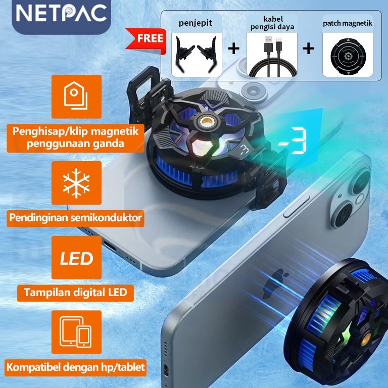 Jual KODE C64W NETPAC X13 Radiator Fan Cooler 2 modus Digital LED ...