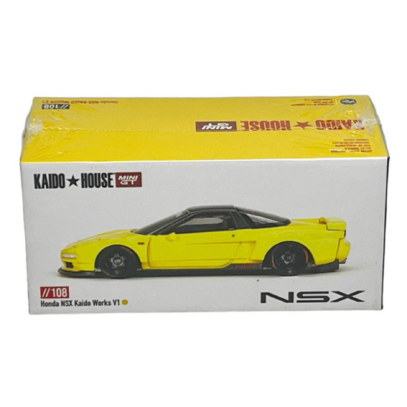 Jual Mini GT x Kaido House Honda NSX Yellow Kaido Works V1 KHMG108 ...
