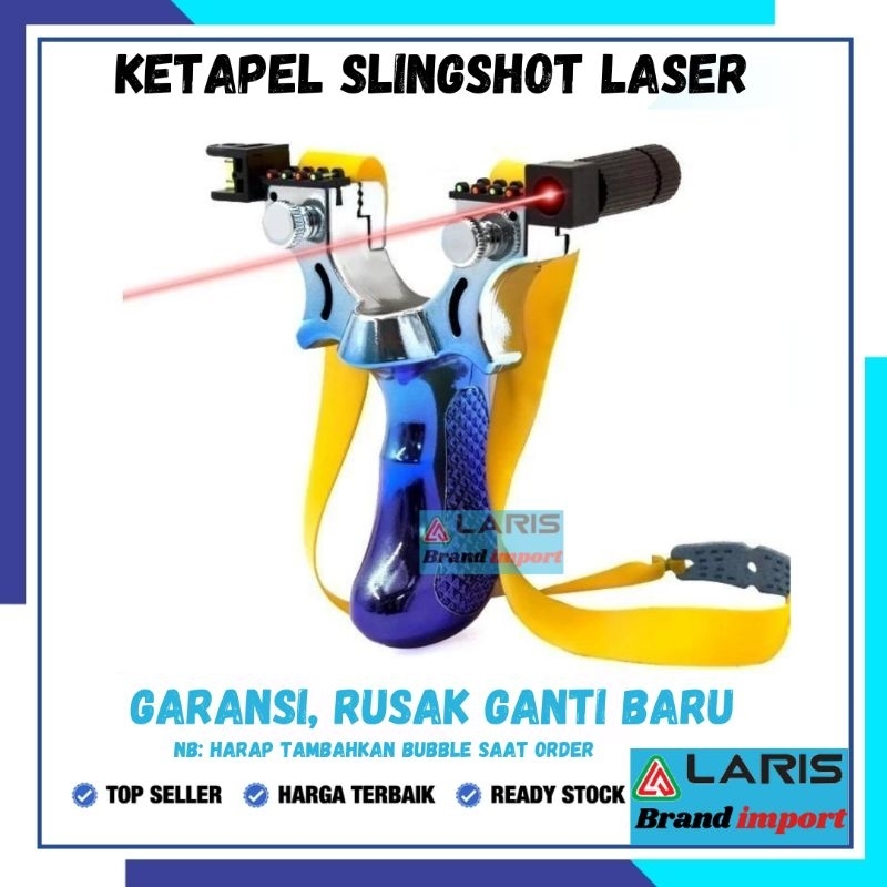 Jual TERMURAH TERLARIS KETAPEL LASER SLINGSHOT Hunting Resin Slingshot ...