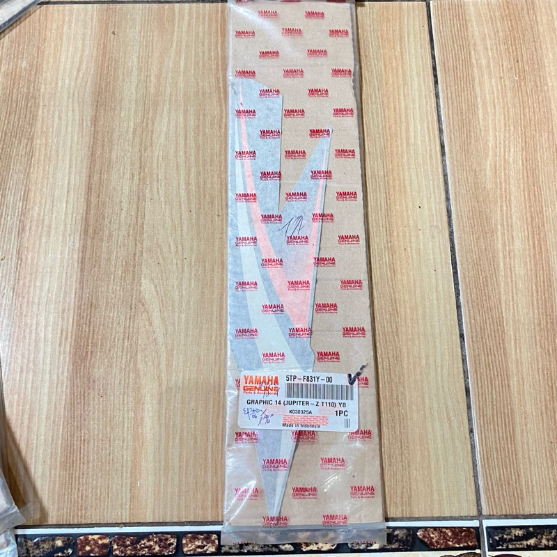 Jual Striping Stiker bagian Sayap luar kanan ATAS Yamaha jupiter Z 2003 ...